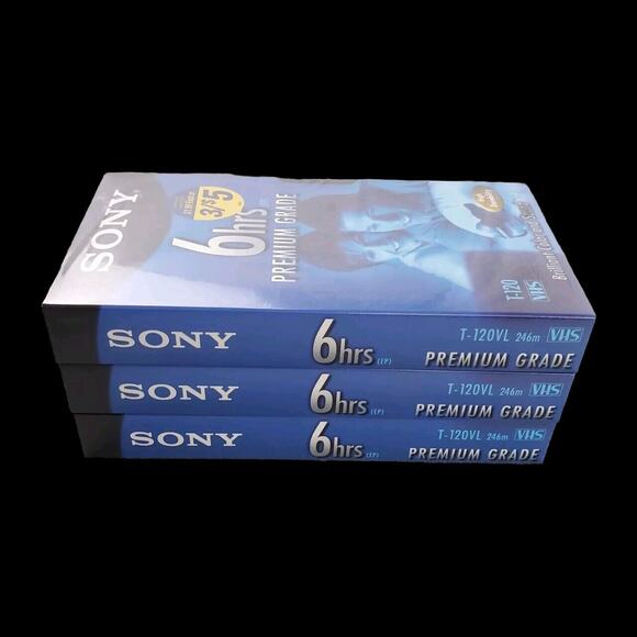 Sony | Cameras, Photo & Video | Sony 6hr Premium Grade T2vl Vhs Tape ...